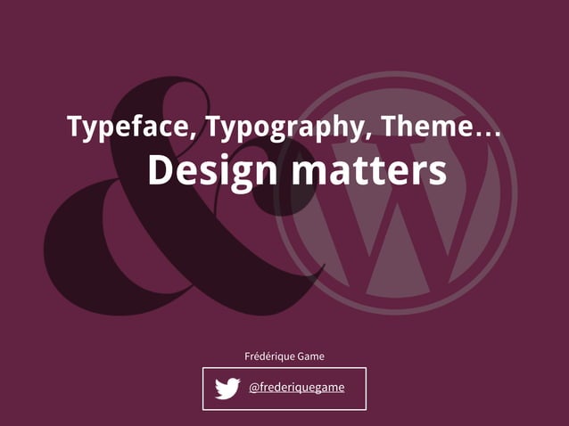 Typeface, Typography, Theme... Design matters. | PDF | Desktop Publishing | Computer Software ...