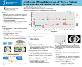 Identification of Robust Normal Lung CT Texture Features | PPT