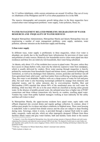 The Challange of Water Management in Coastal Urban Megacities | DOC