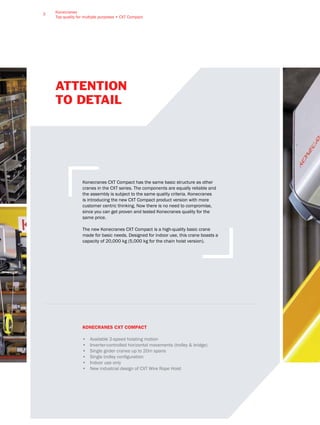Suwnica compact CXT - powrót do podstaw | PDF
