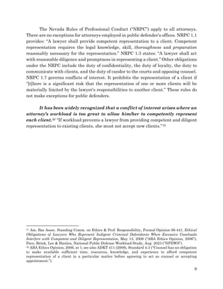 Washoe County Indigent Defense Workload Report: June 2024 | PDF