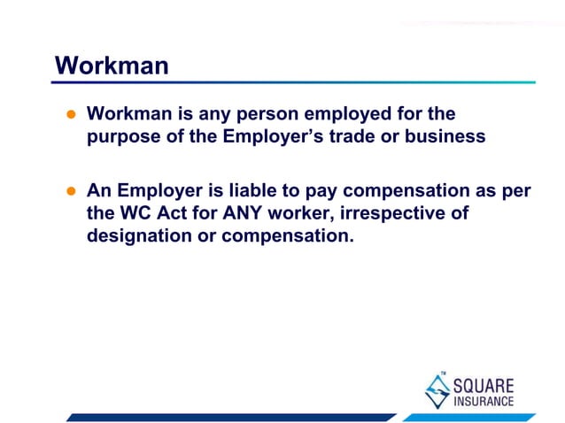 Workmen Compensation Insurance | PPSX