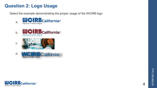 Wcirb brand guide-quiz-april21 | PPT