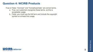 Wcirb brand guide-quiz-april21 | PPT