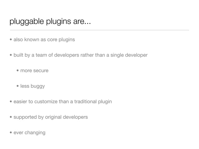Building a Pluggable Plugin | KEY