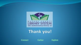 Washoe County Library System Monthly Report July 2017 | PPT | Free Download
