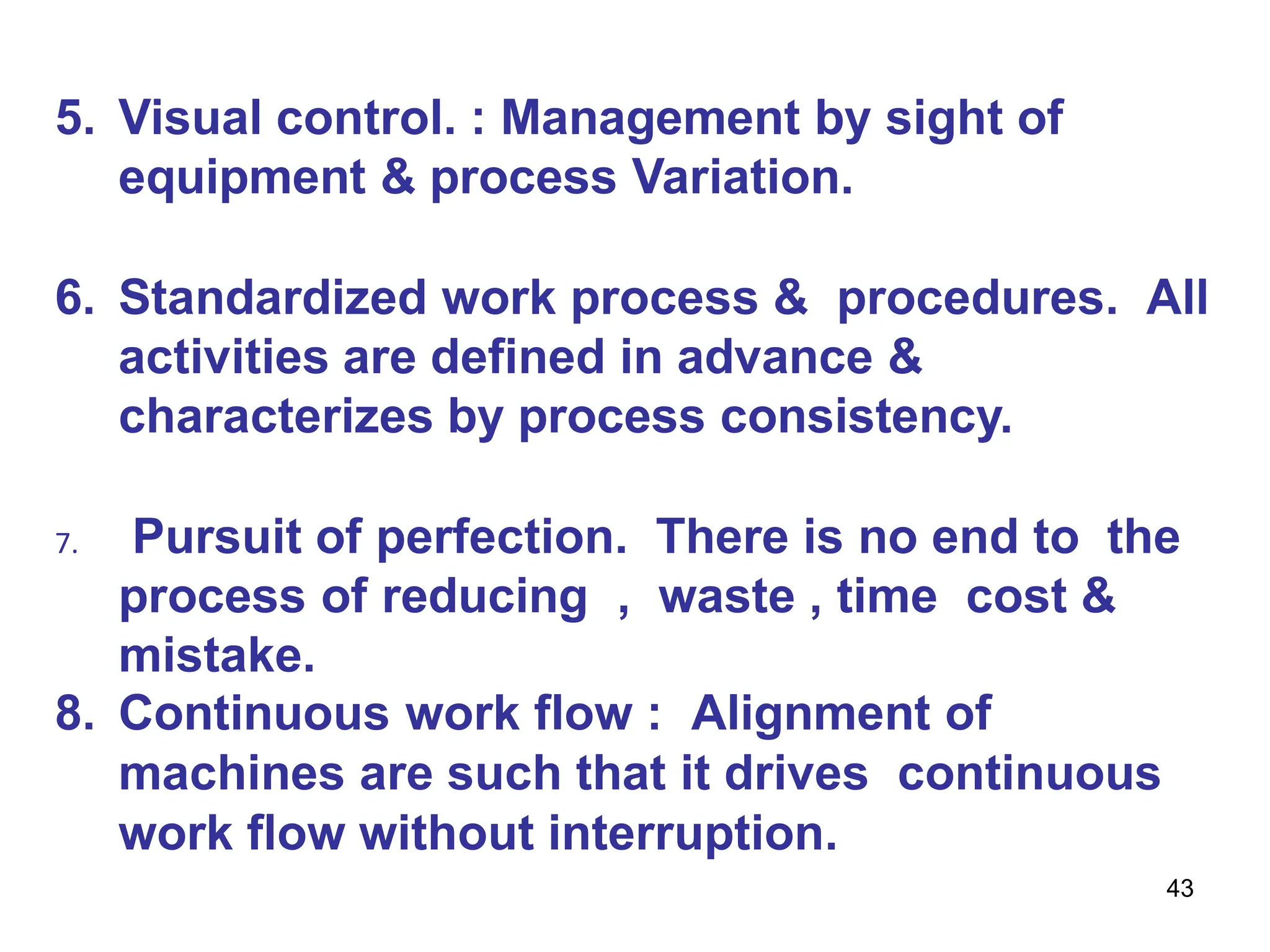 world class manufacturing practices for mms | PPTX