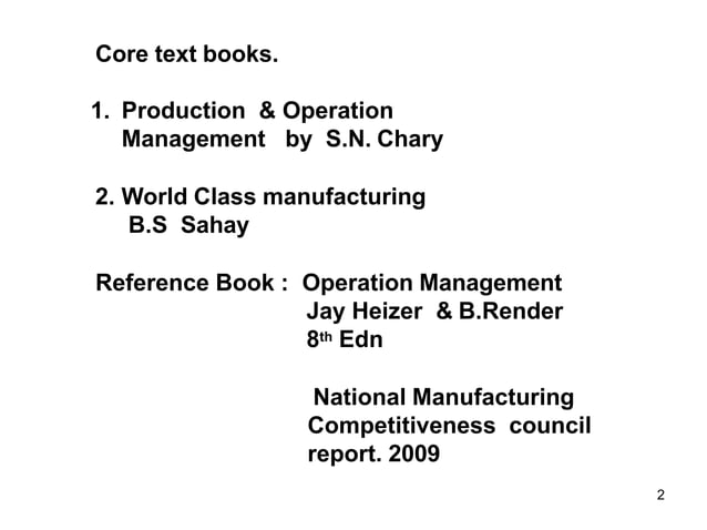 wcm-world cllass manufacturing practices | PPT