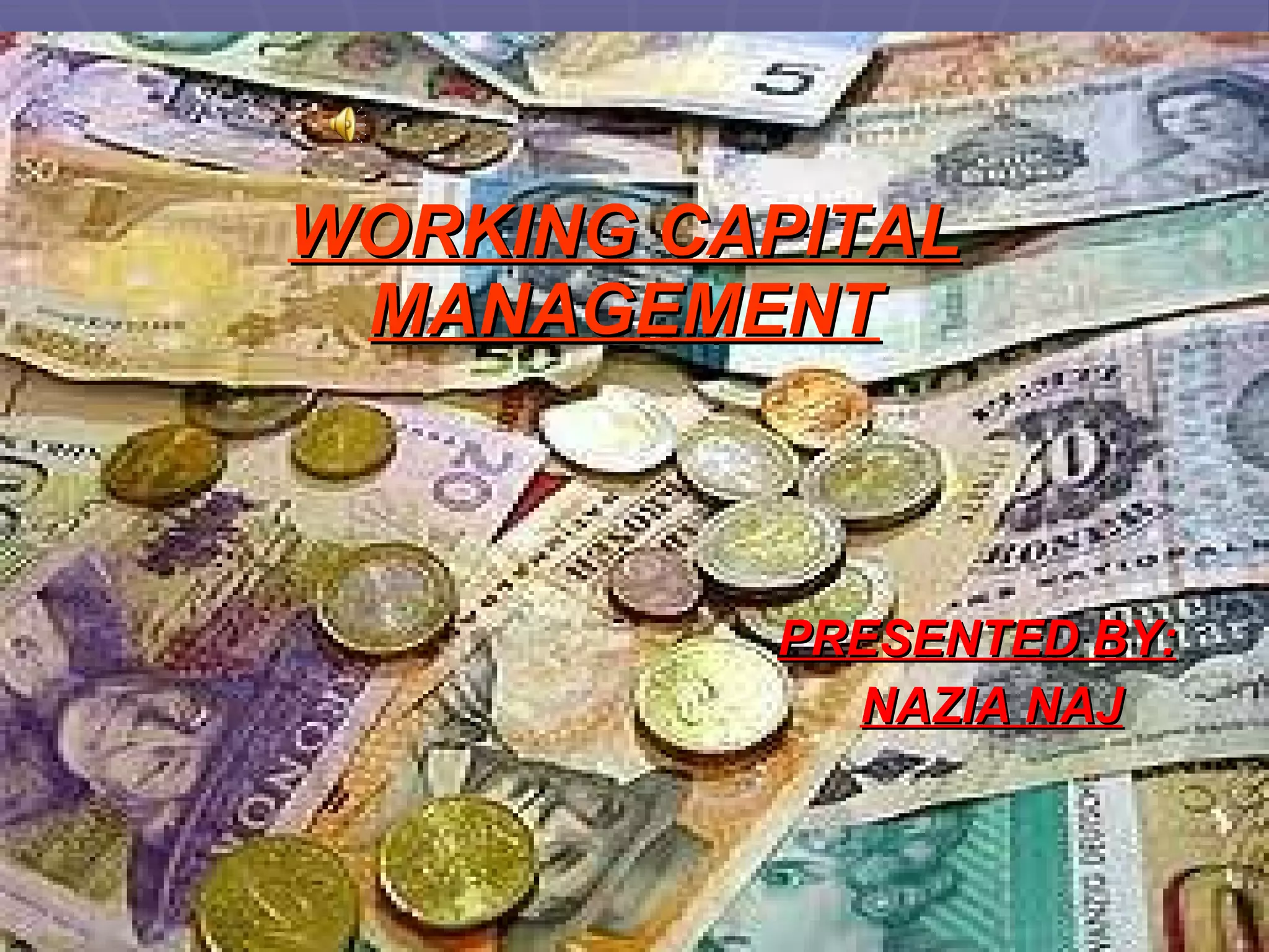 Working Capital Management | PPT