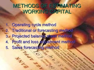 Working Capital Management | PPT