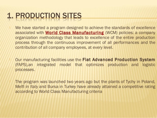 WCM (World Class Manufacturing)
