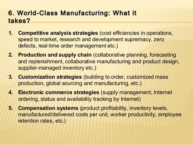 WCM (World Class Manufacturing)