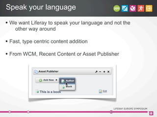 What's coming in WCM for Liferay 6.2? | PPT