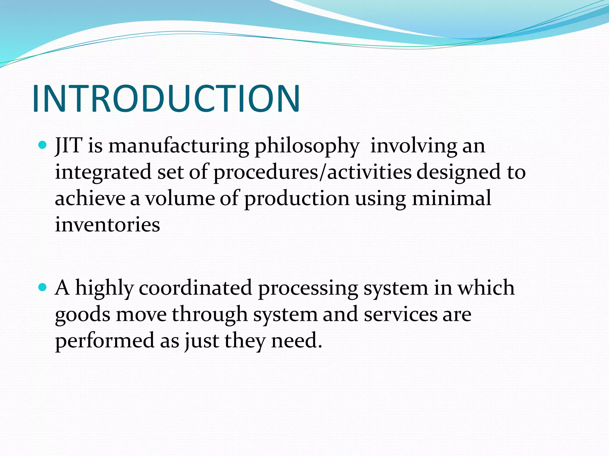 Jit Inventory Management Big Bazaar Supply Chain Inventory