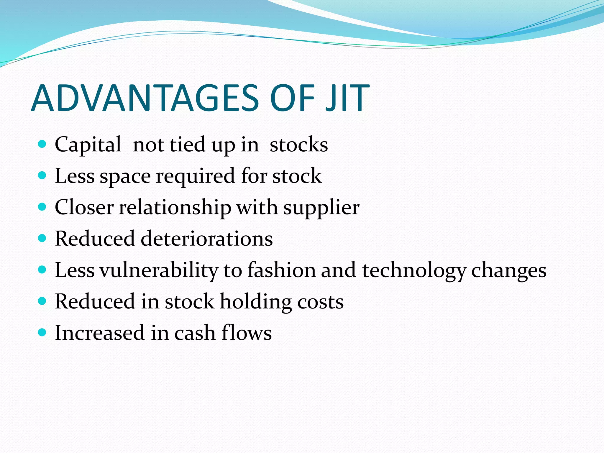 JIT inventory Management & Big Bazaar Supply chain & inventory ...