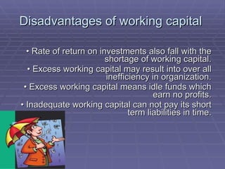wcm.pdf Working capital management and importance. types of Working ...