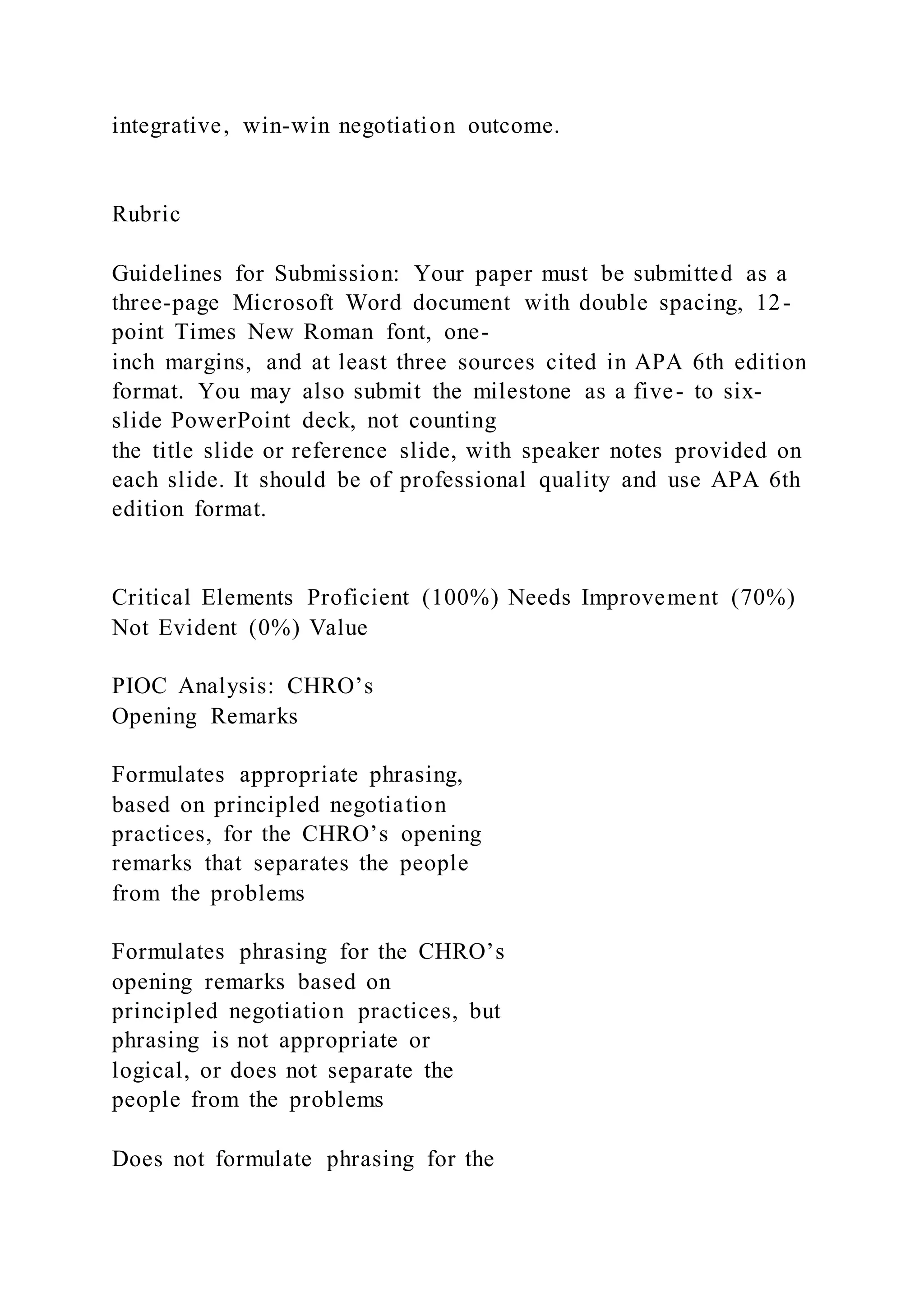 WCM 510 Final Project Milestone Two Guidelines and Rubric | DOCX