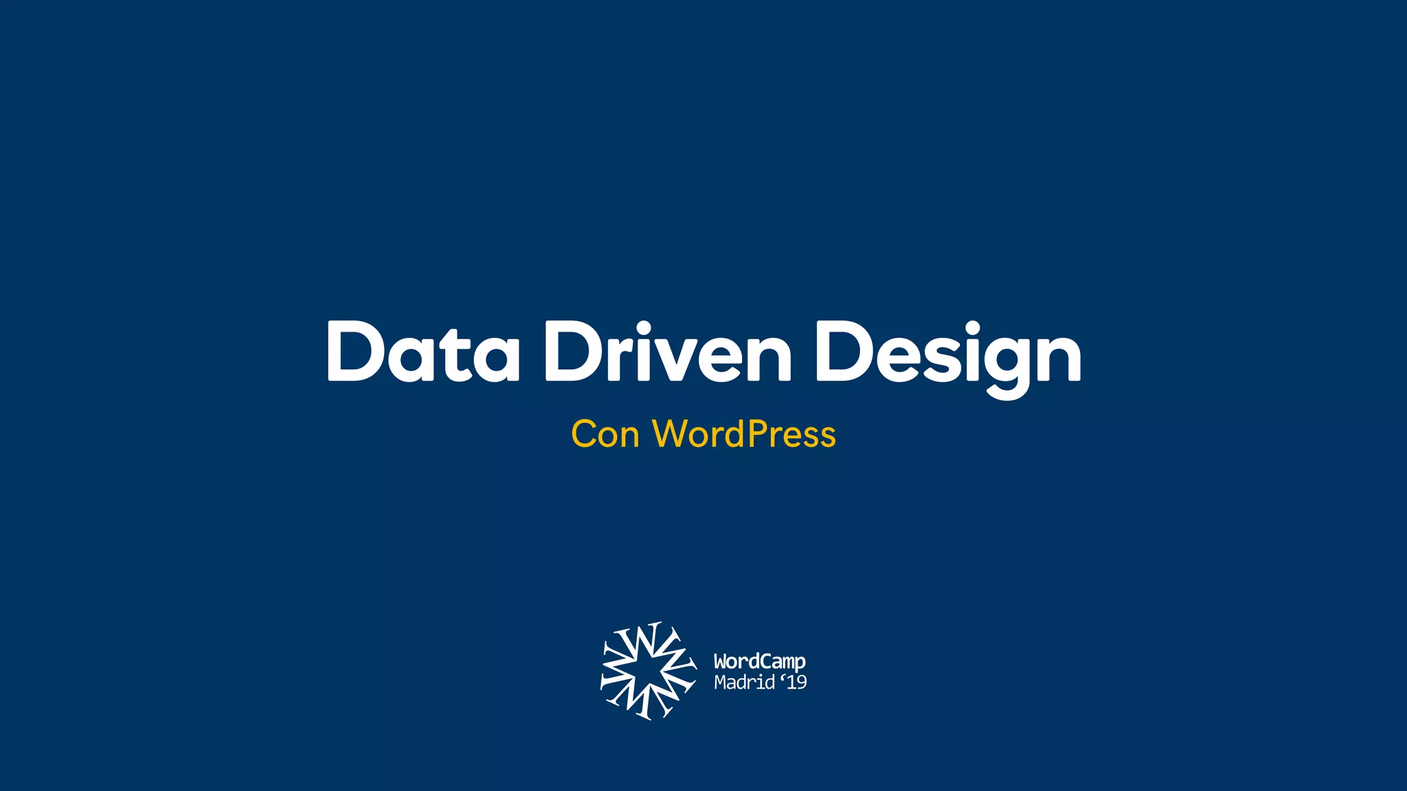 Data Driven Design - Diseño basado en datos | PPT