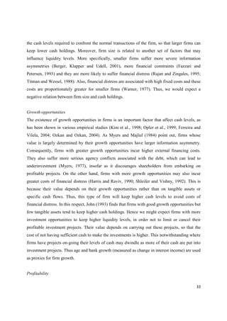 Working Capital Management and Cash Position of Banks in Ghana | PDF