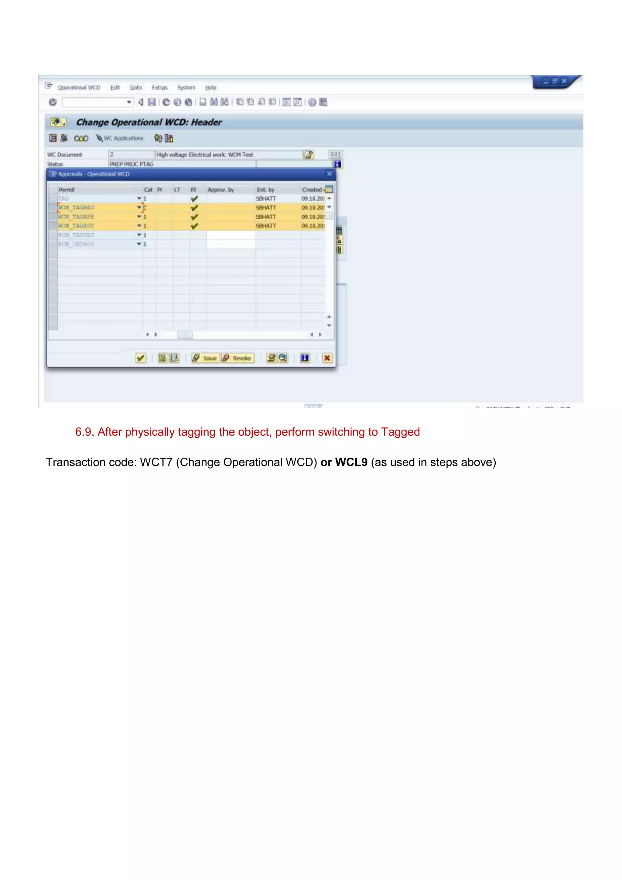 SAP PM - WCM: Enhanced Model - Entire process flow with SAP screenshots | DOCX