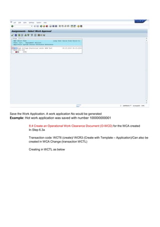 SAP PM - WCM: Enhanced Model - Entire process flow with SAP screenshots ...