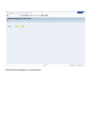 SAP PM - WCM: Enhanced Model - Entire process flow with SAP screenshots | DOCX