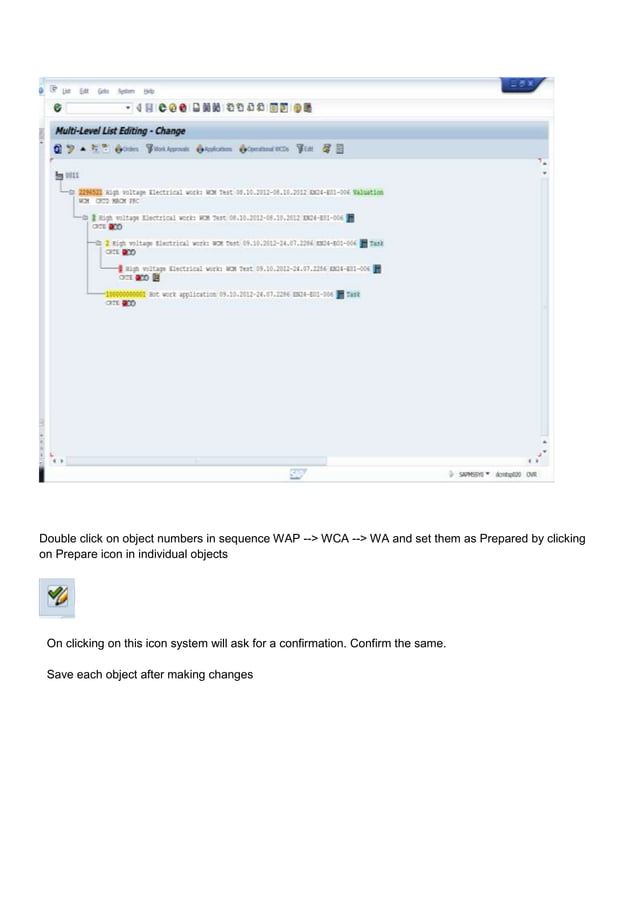SAP PM - WCM: Enhanced Model - Entire process flow with SAP screenshots ...