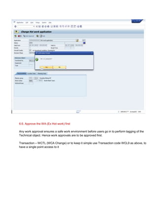 SAP PM - WCM: Enhanced Model - Entire process flow with SAP screenshots ...