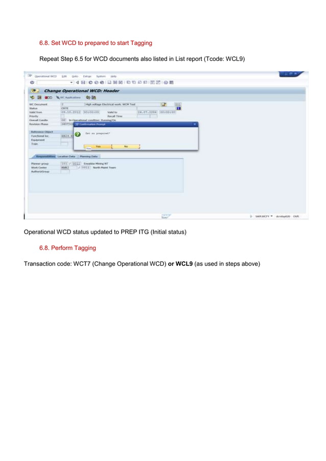 SAP PM - WCM: Enhanced Model - Entire process flow with SAP screenshots ...