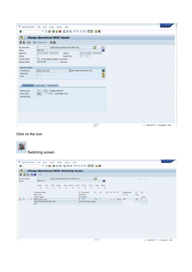 SAP PM - WCM: Enhanced Model - Entire process flow with SAP screenshots ...