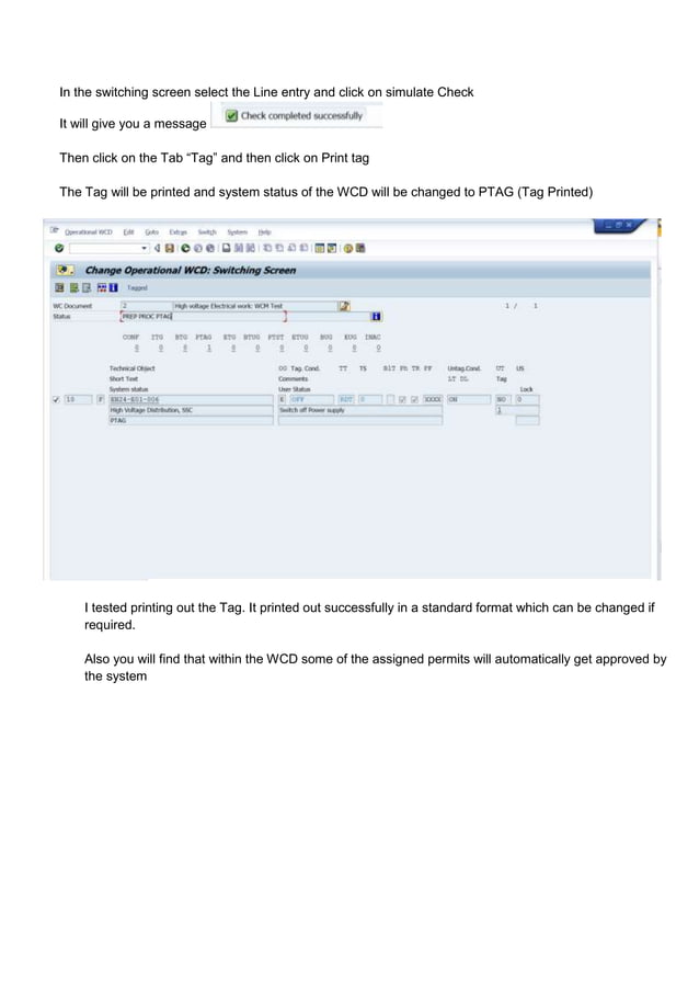 SAP PM - WCM: Enhanced Model - Entire process flow with SAP screenshots | DOCX