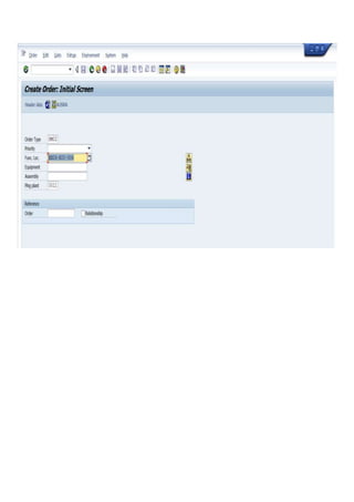 SAP PM - WCM: Enhanced Model - Entire process flow with SAP screenshots ...