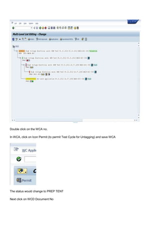 SAP PM - WCM: Enhanced Model - Entire process flow with SAP screenshots ...