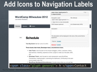 Zazzy WordPress Navigation WordCamp Milwaukee | PPT