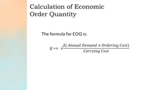 Inventory Management of Electronic Industry | PPTX