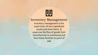 Inventory Management of Electronic Industry | PPTX