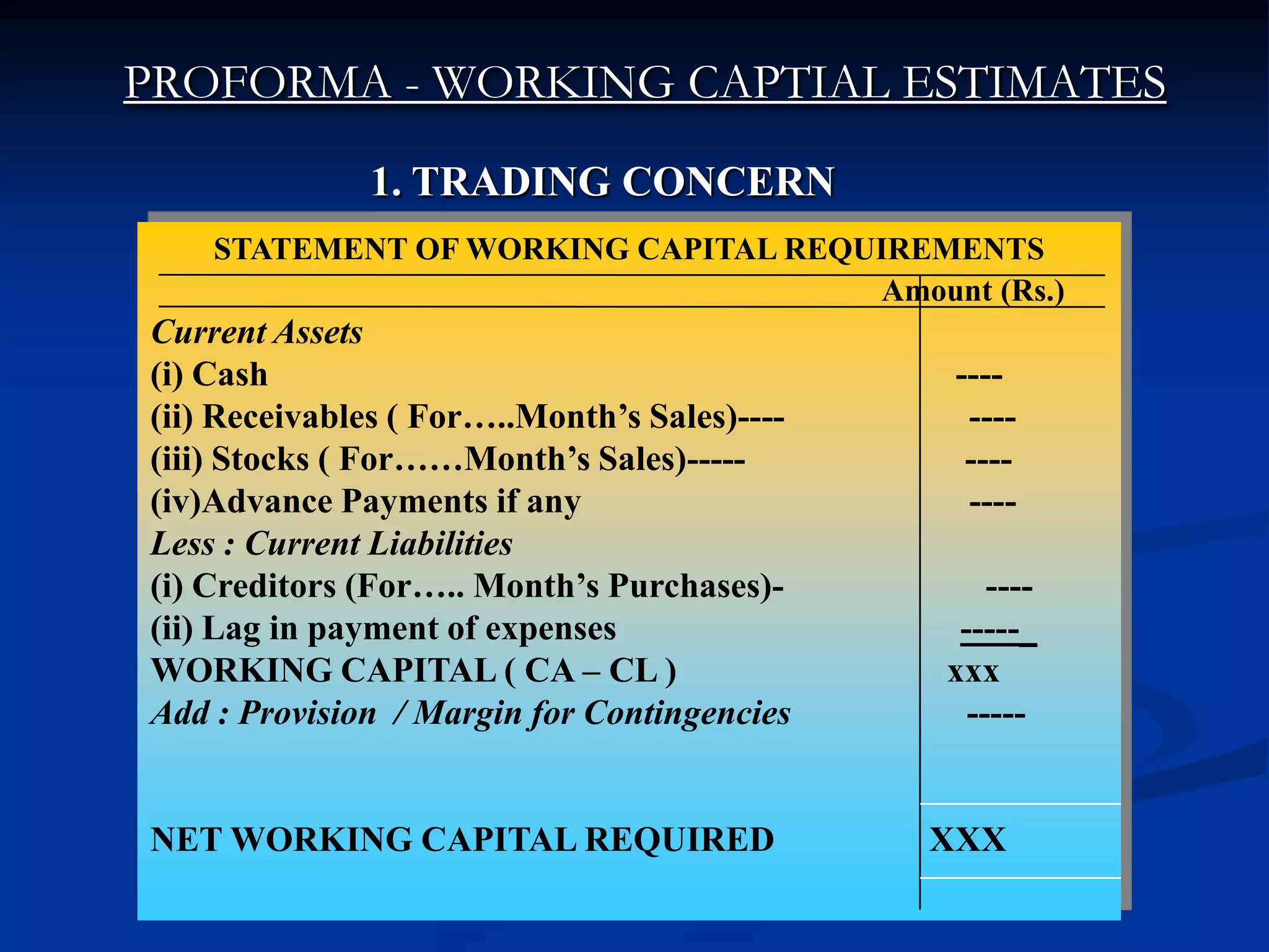 WORKING CAPITAL MANAGEMENT | PPT