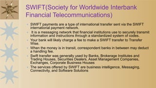 EDI,SWIFT,EFT etc | PPTX