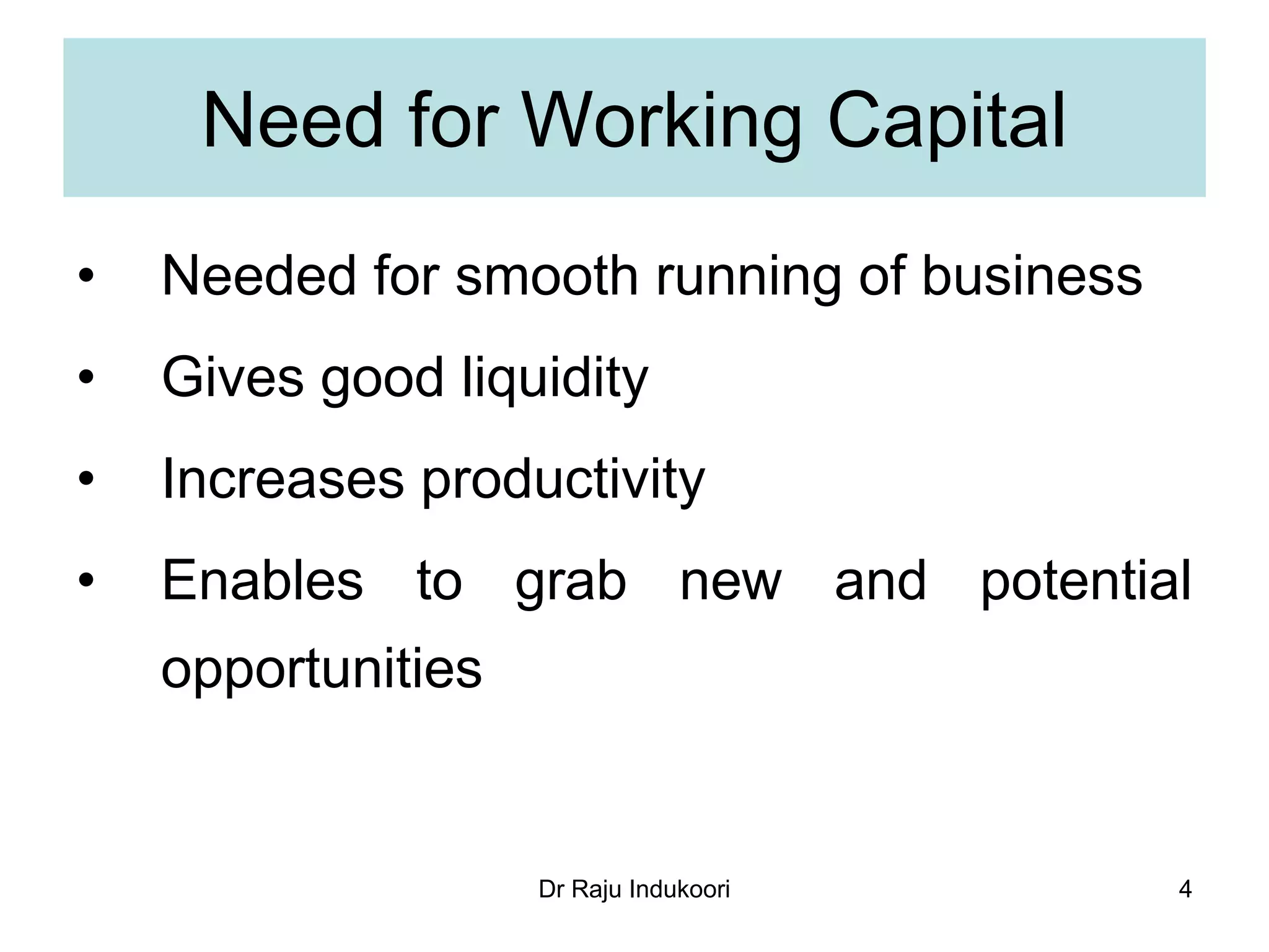 Working Capital Management | PPT