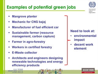 introduction to green jobs and sustainable jobs_WCMS | PDF