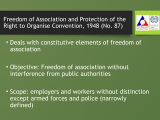 Freedom of Association Standards and Principles | PPTX