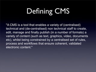 WCMS Evaluation Tips | PDF