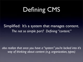 WCMS Evaluation Tips | PDF