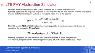 LTE-A Data Throughputs in Realistic Macro and Pico Cellular Environments | PPTX