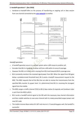 Wireless communication for 8th sem EC VTU students | PDF