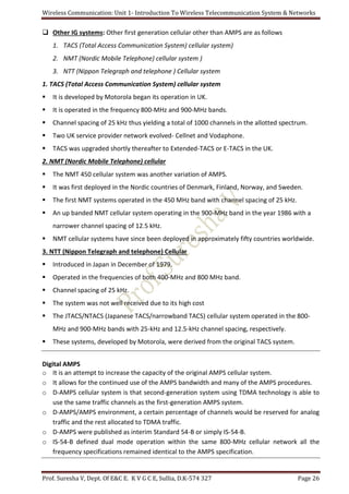 Wireless communication for 8th sem EC VTU students | PDF