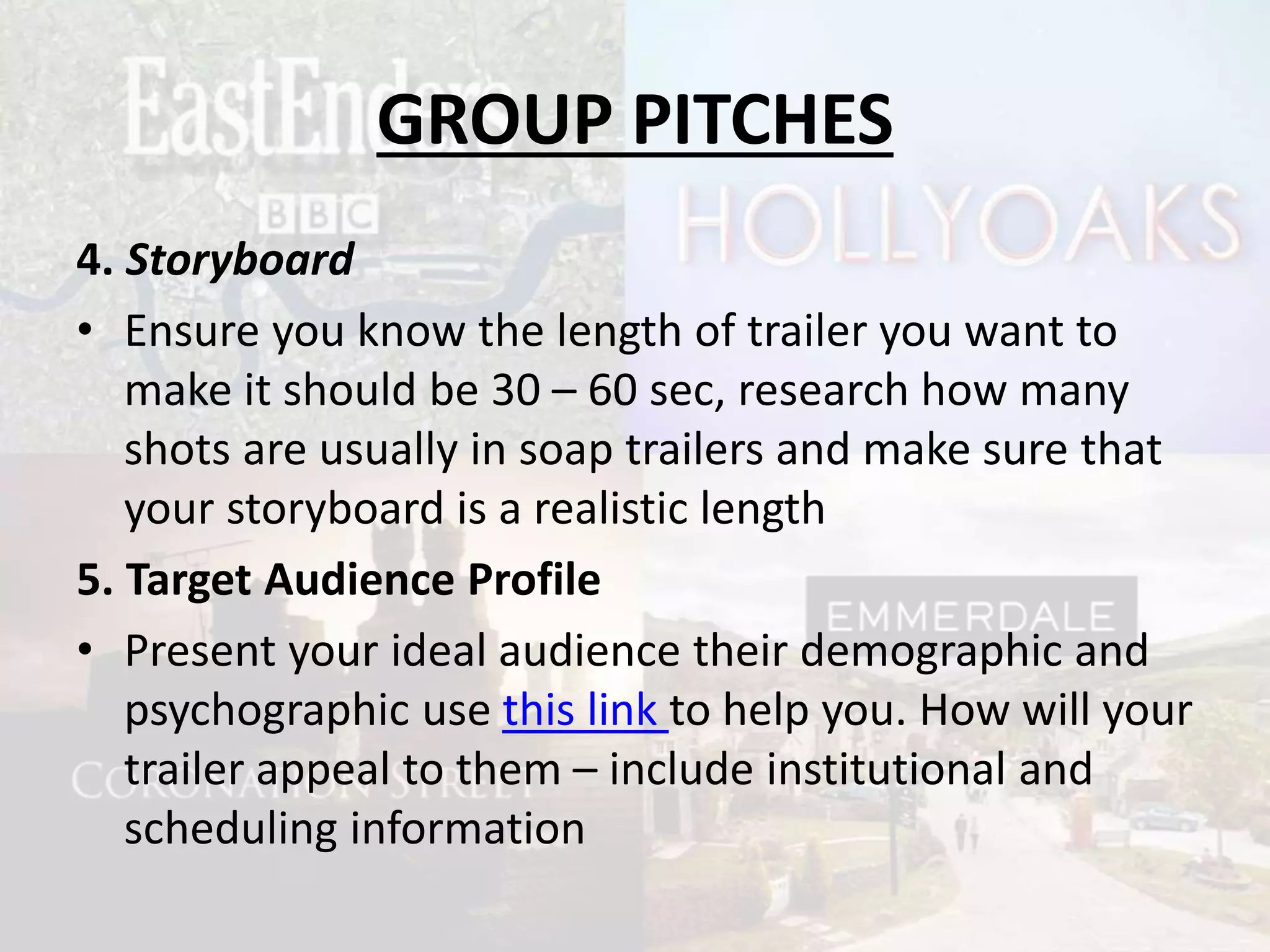 Soap Opera Trailer Pitch | PPTX