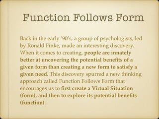 An Introduction to the Systematic Inventive Thinking (SIT) Method | PPT