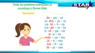 Palabras esdrujulas 1 | PPTX