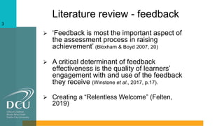 Can anybody hear me?: Exploring the potential for audio feedback in ...